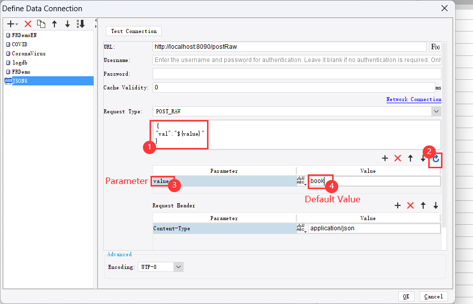 JSON Dataset Plugin-FineReport Help Document