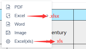 Excel Export Method Selection Widget Plugin-FineReport Help Document