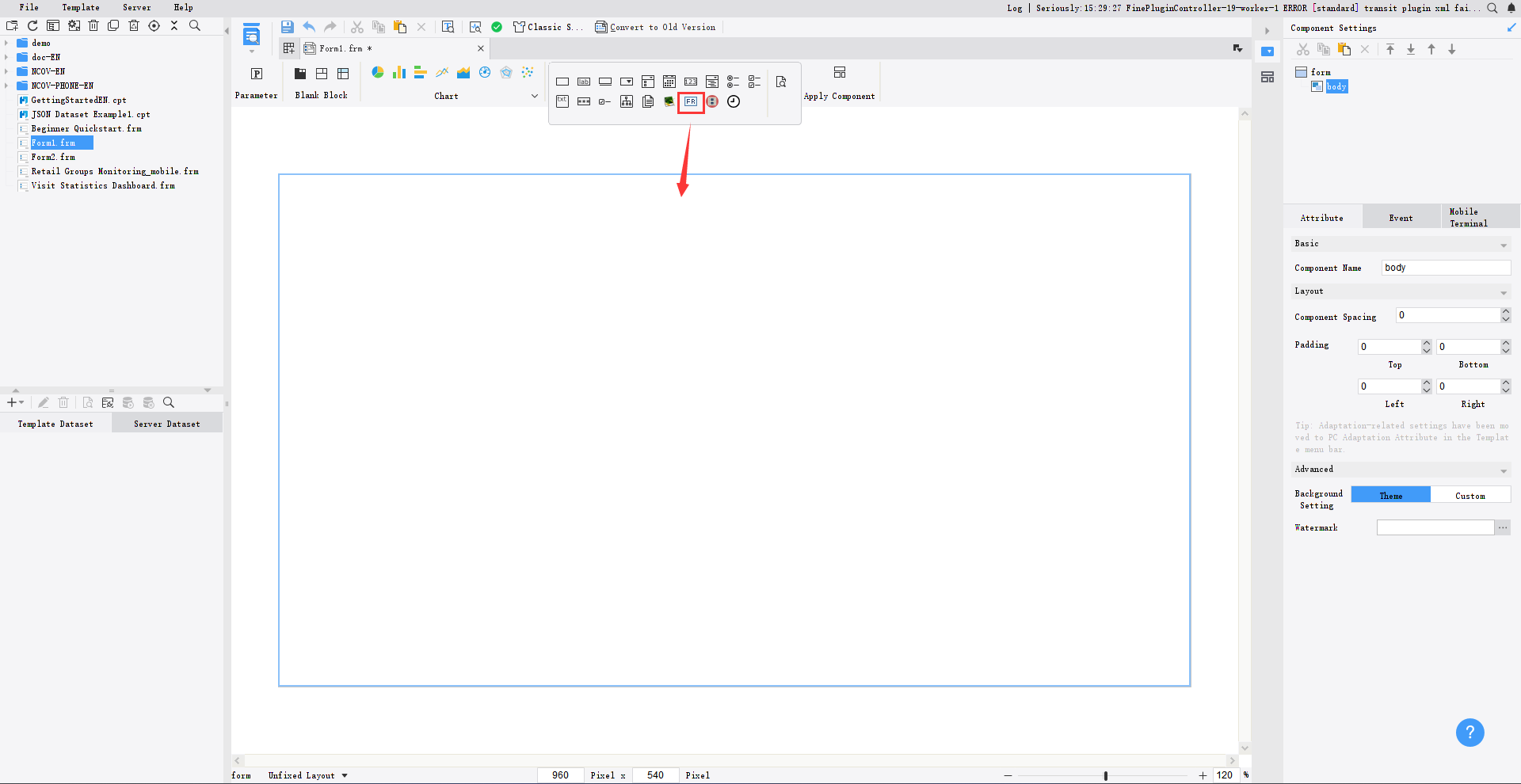 Scrolling Text Plugin-FineReport Help Document
