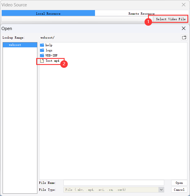 Video Playback Plugin-FineReport Help Document