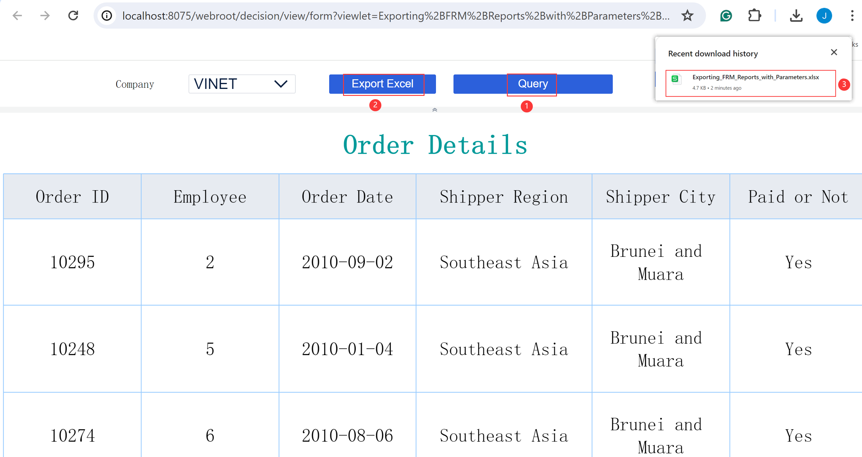 Dashboard Export-FineReport Help Document