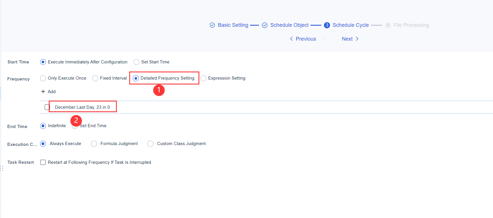 Scheduled Task - Monthly and Annual Report-FineReport Help Document