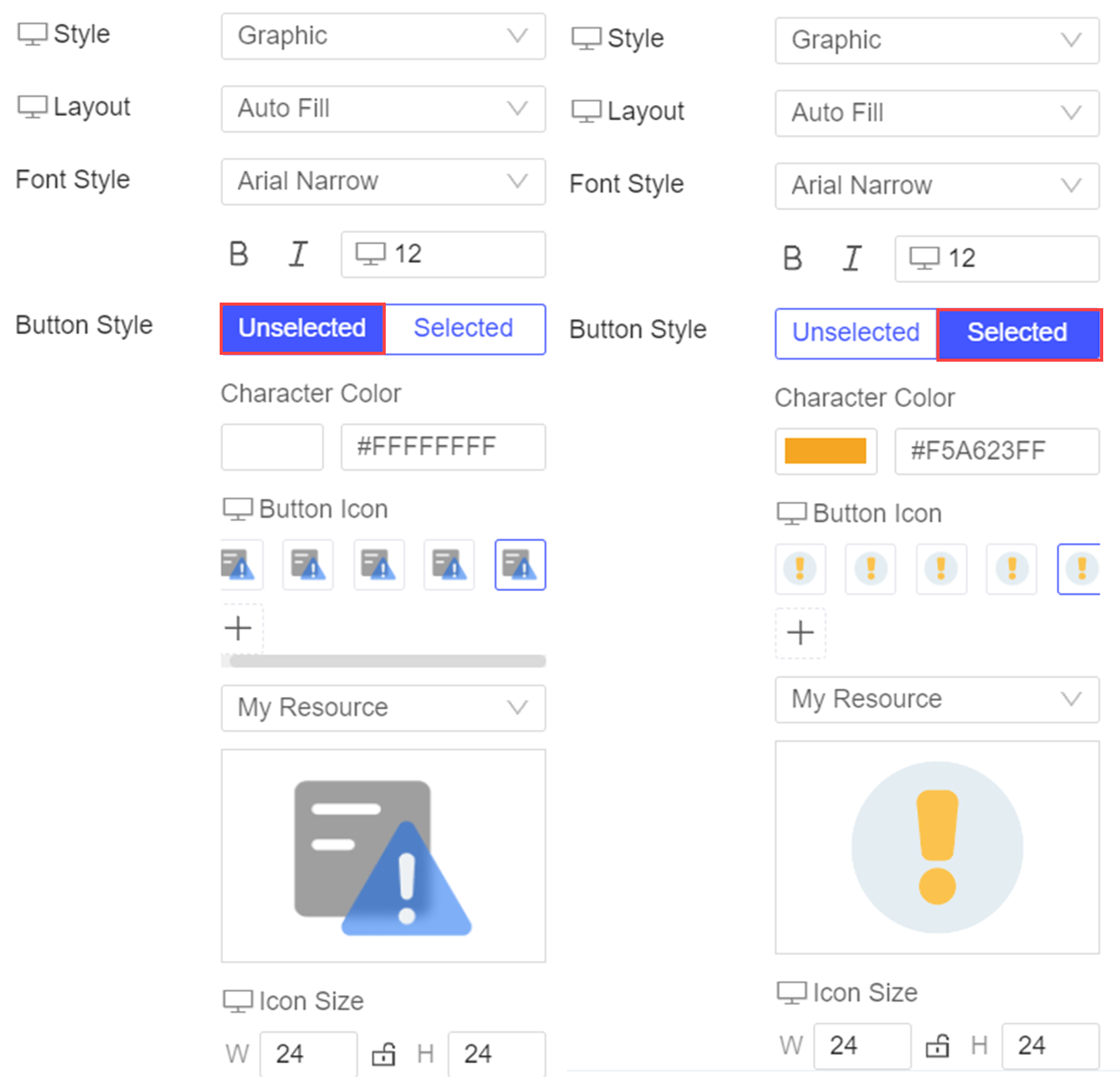 FVS Radio Button Group Widget-FineReport Help Document