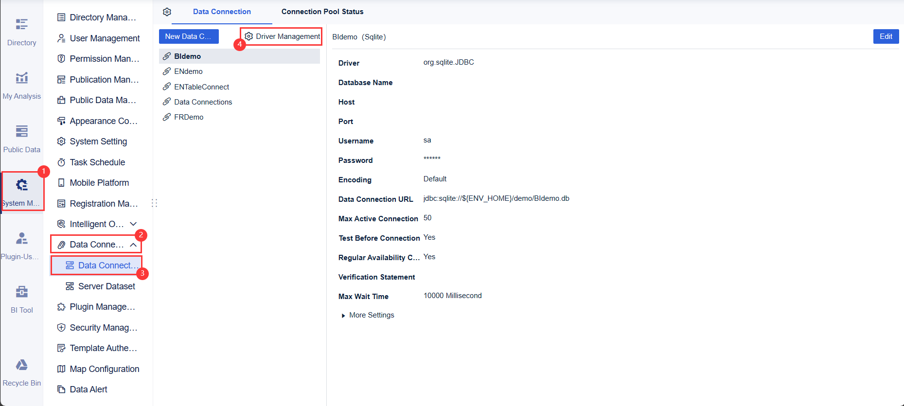 Data Connection to YouTube-FineReport Help Document
