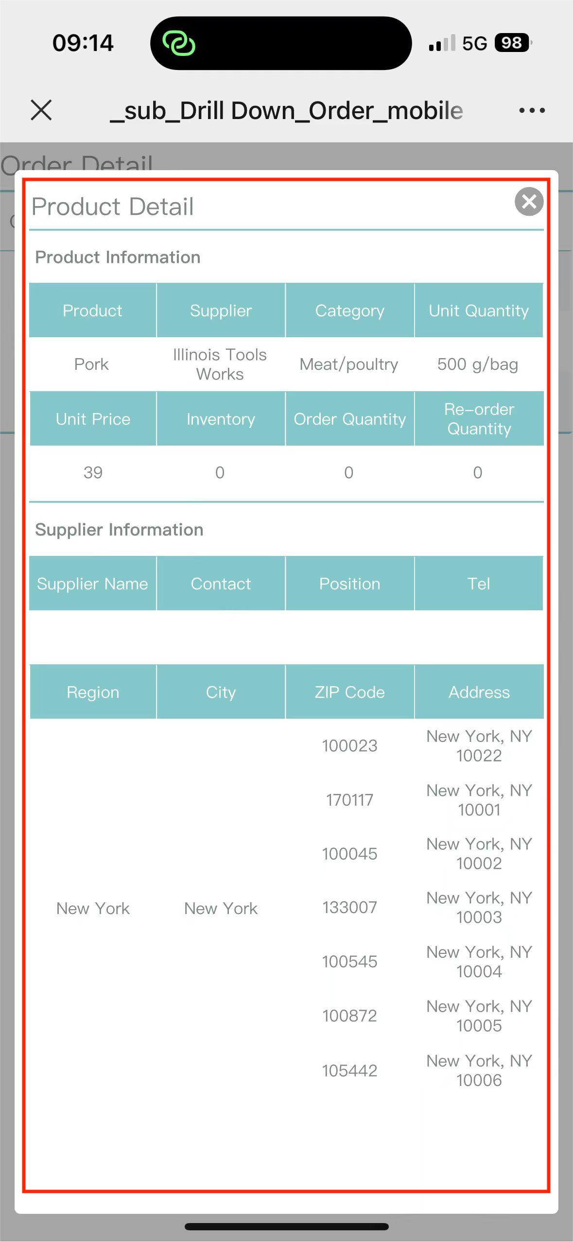 [General] Mobile Pop-Up-FineReport Help Document