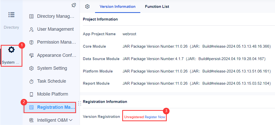 Registration Introduction-FineReport Help Document