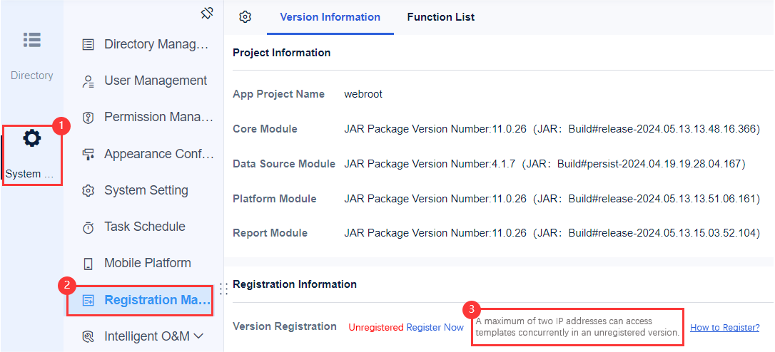 Registration Introduction-FineReport Help Document