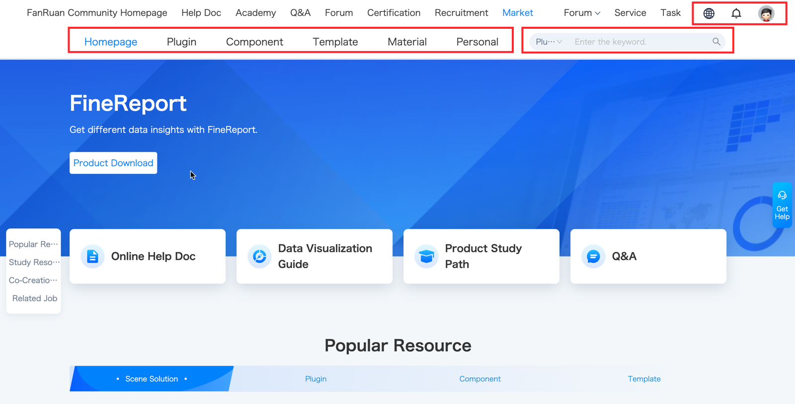 Plugin Store-FineReport Help Document