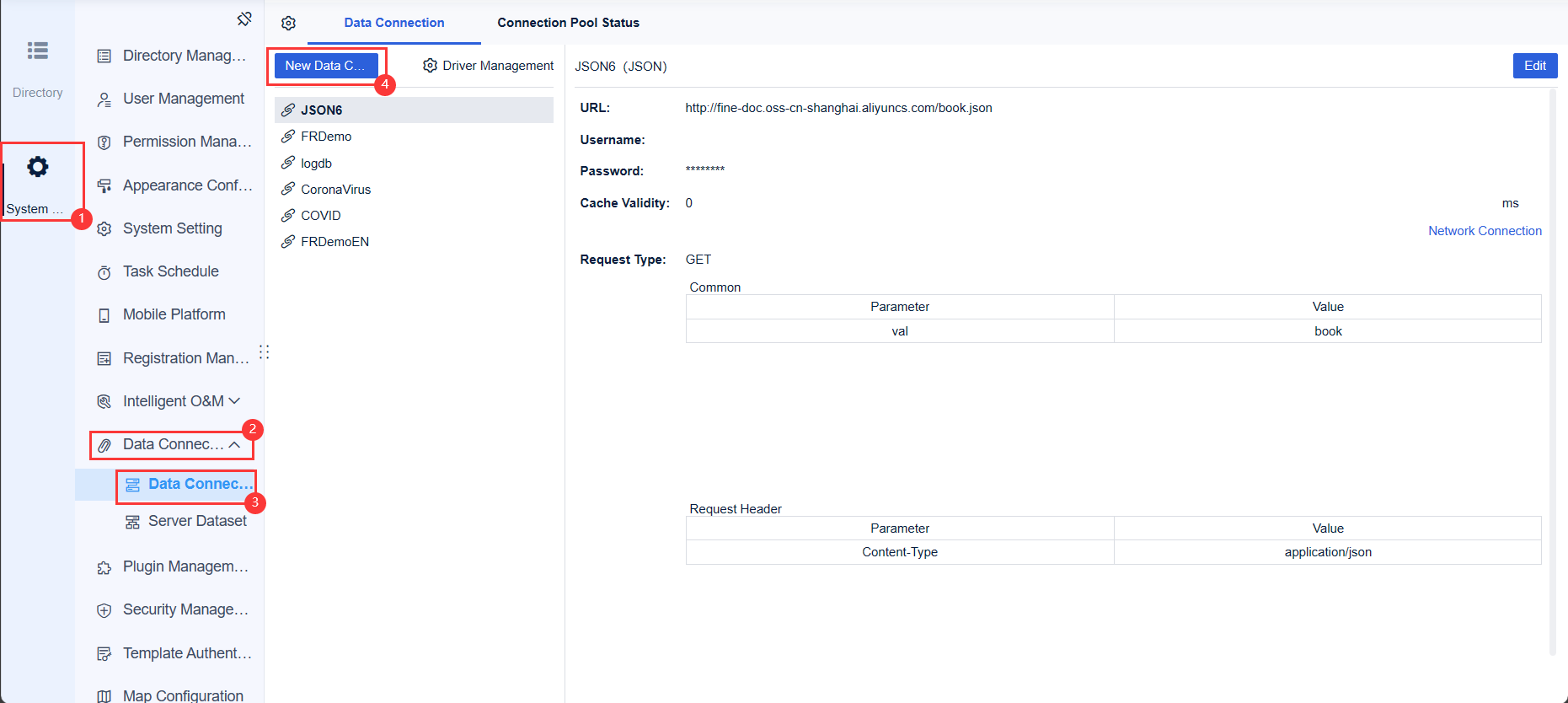 [Platform] ClickHouse Data Connection-FineReport Help Document
