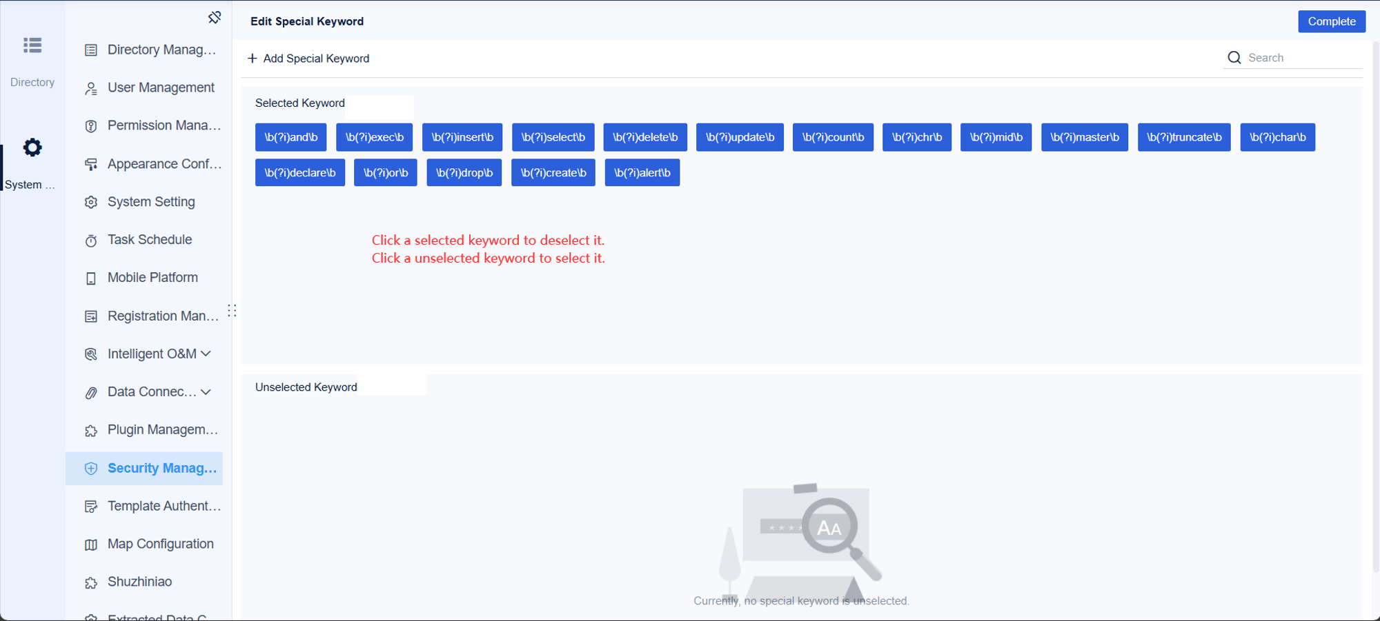SQL Injection Prevention-FineReport Help Document