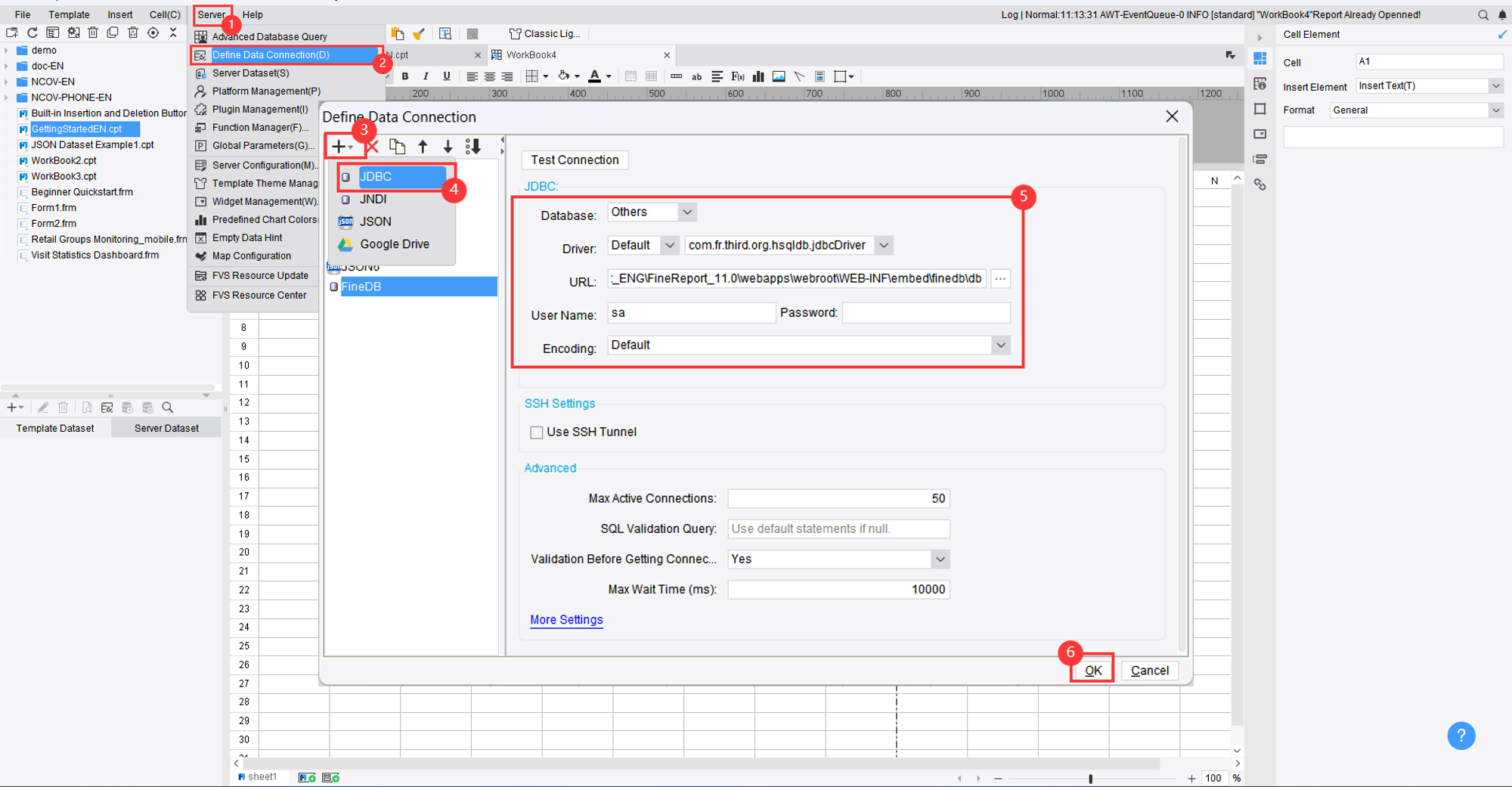 FINE_CONF_ENTITY Table Modification Through Data Entry-FineReport Help Document