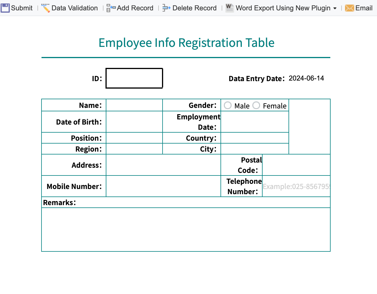 Free Report Data Entry-FineReport Help Document
