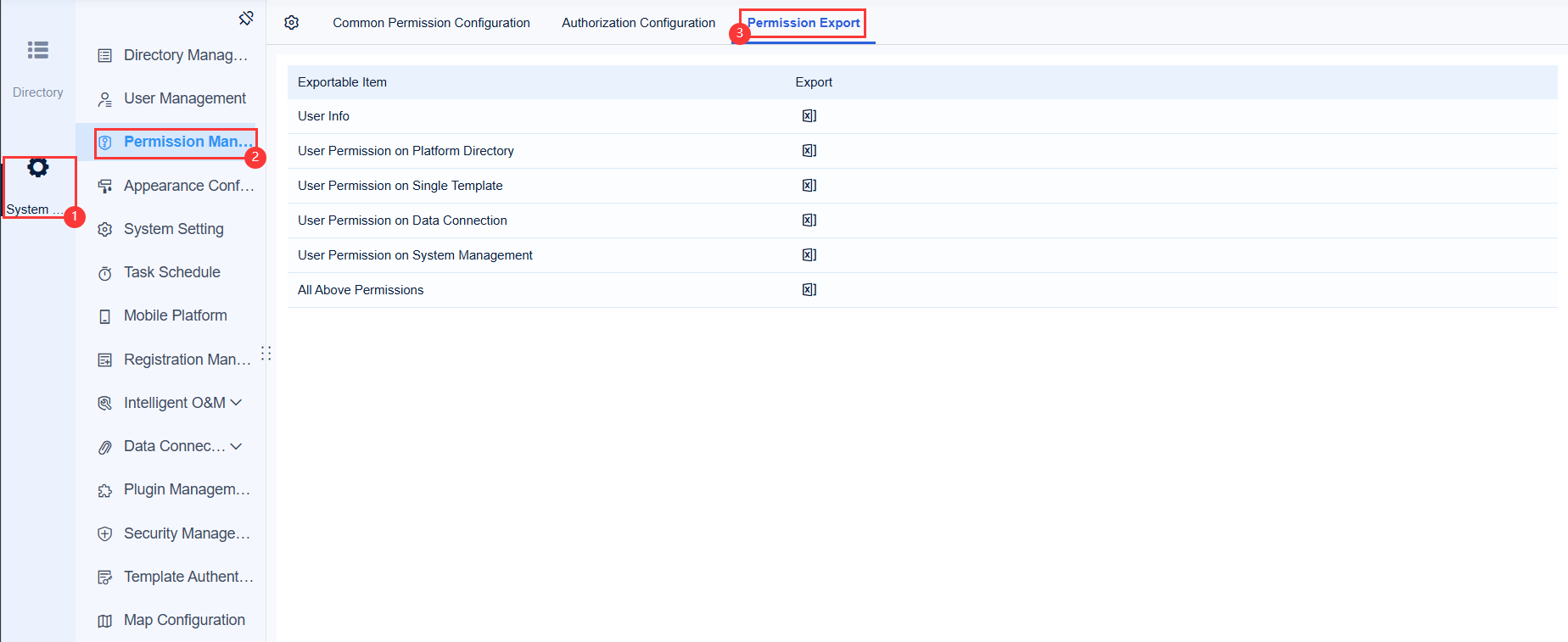 Permission Export Plugin-FineReport Help Document