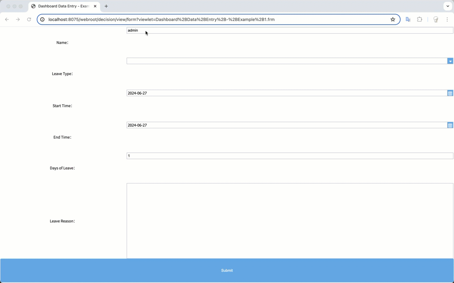 Dashboard Data Entry-FineReport Help Document