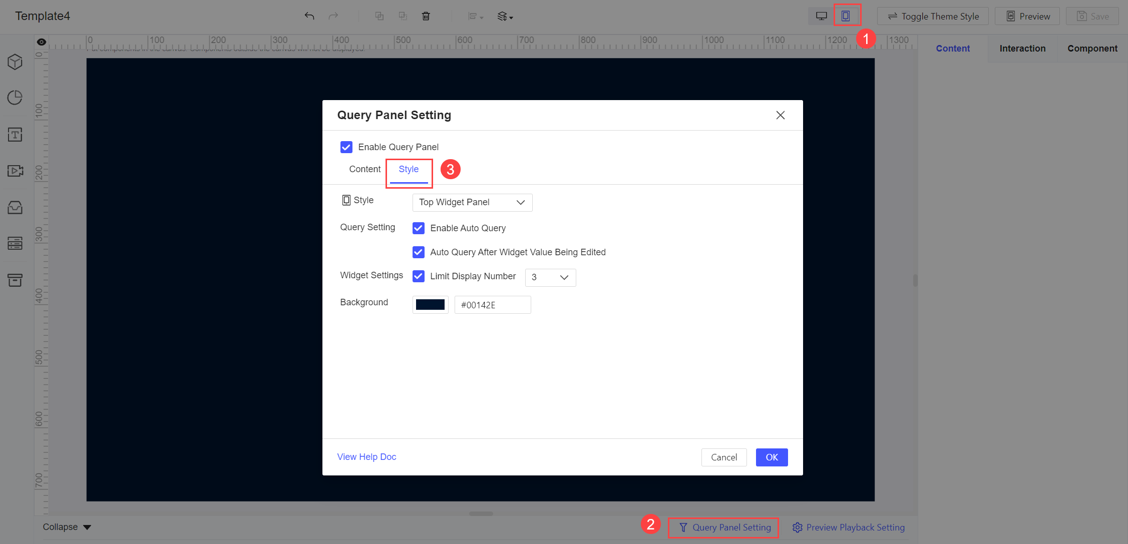 [General] Mobile Parameter Panel Style-FineReport Help Document