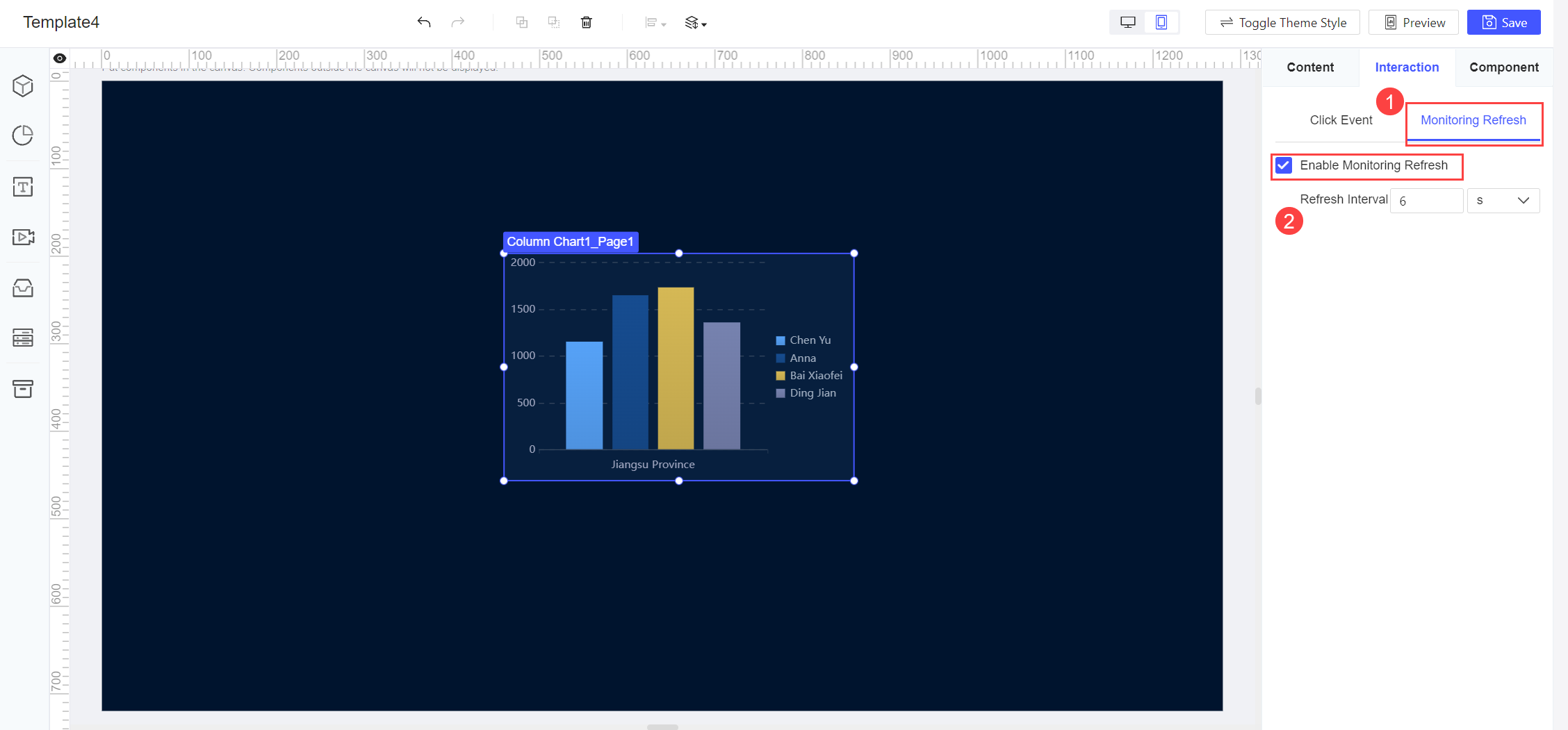 FVS Component Refresh-FineReport Help Document