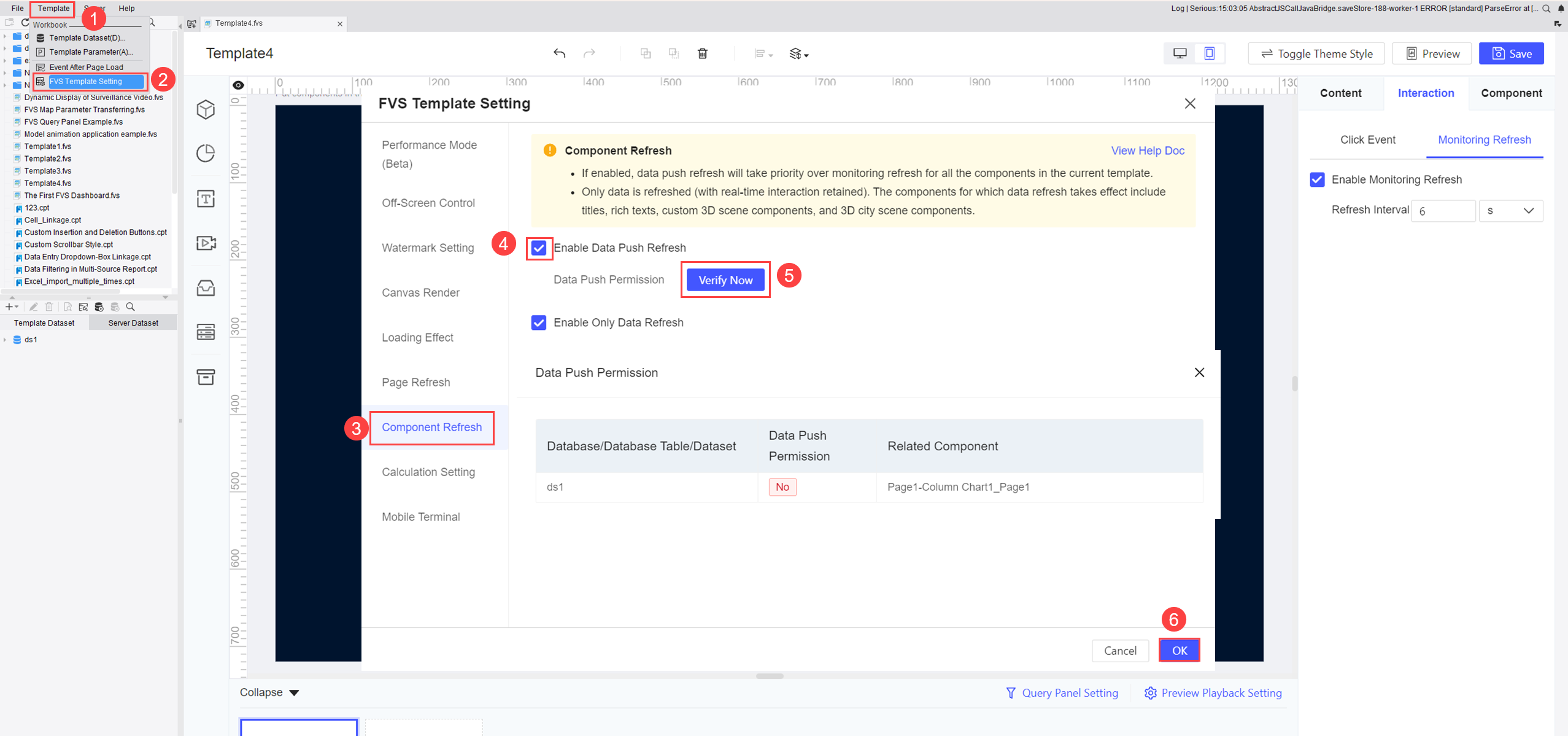 FVS Component Refresh-FineReport Help Document