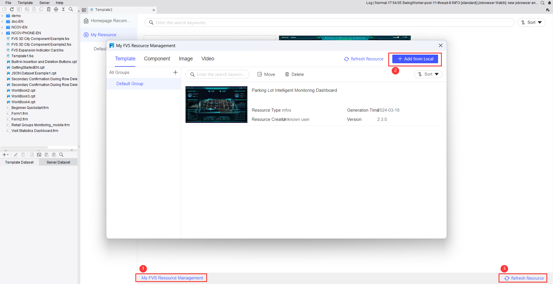 FVS Resource Center-FineReport Help Document