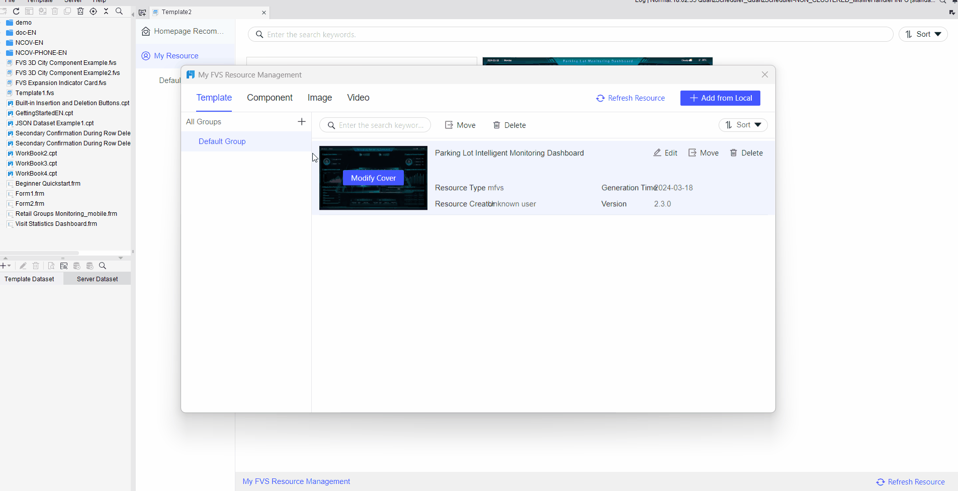 FVS Resource Center-FineReport Help Document