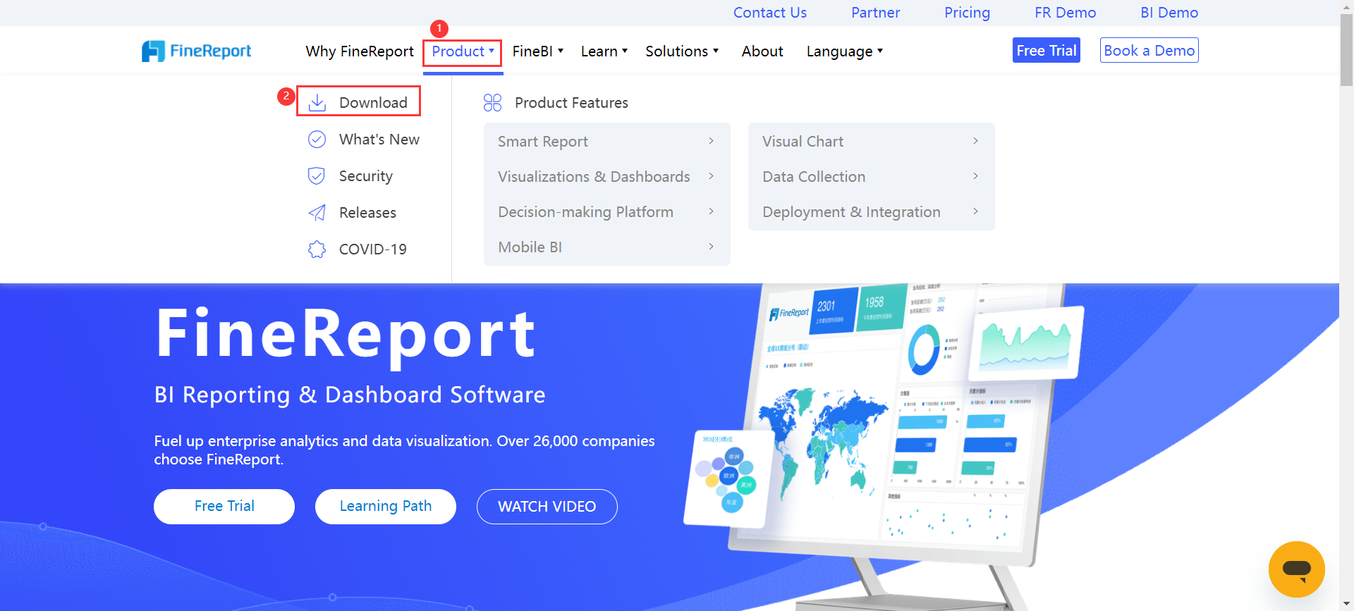 Quick Single Template Preview Through DataAnalyst-FineReport Help Document