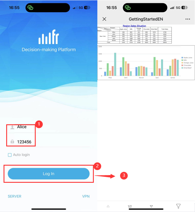 Quick Single Template Preview Through DataAnalyst-FineReport Help Document