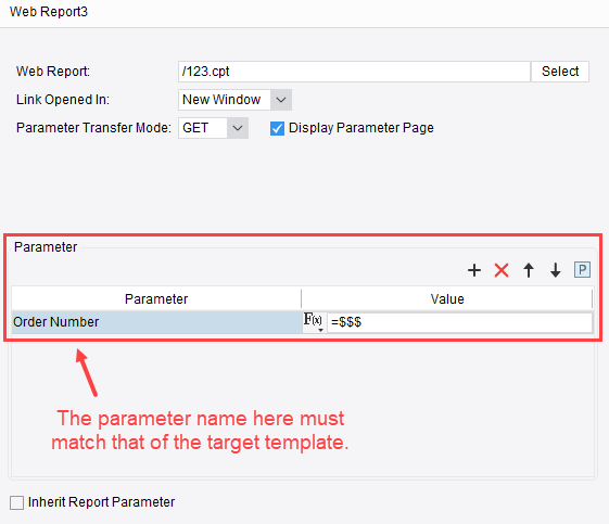 Hyperlink Parameter Passing-FineReport Help Document