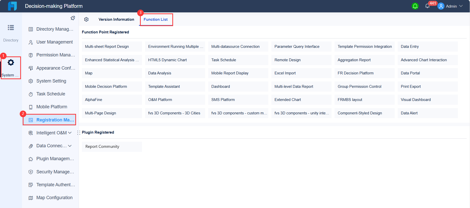 Registration Management-FineReport Help Document