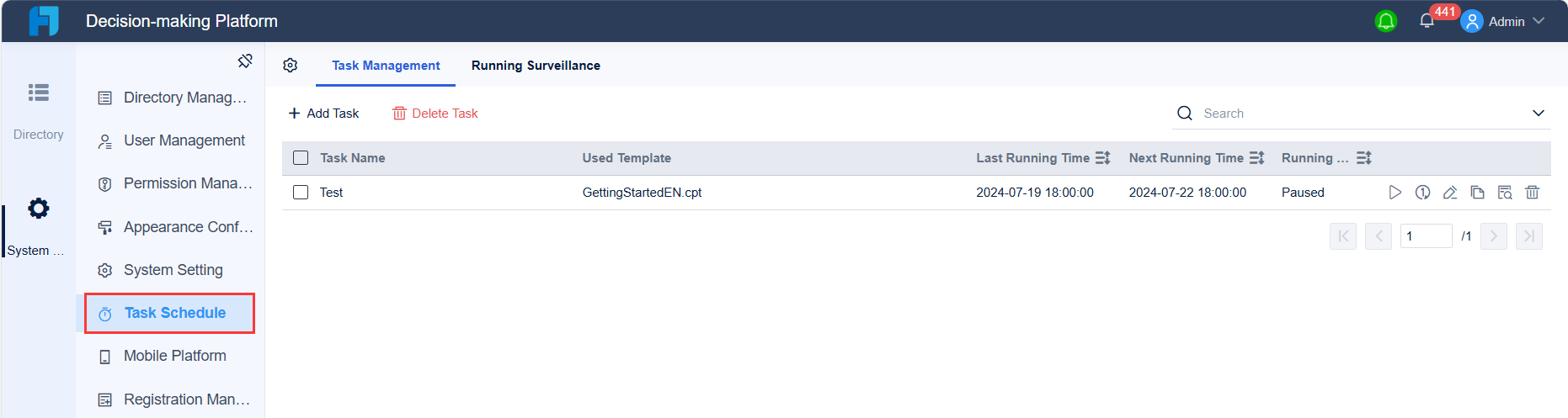 Registration Management-FineReport Help Document