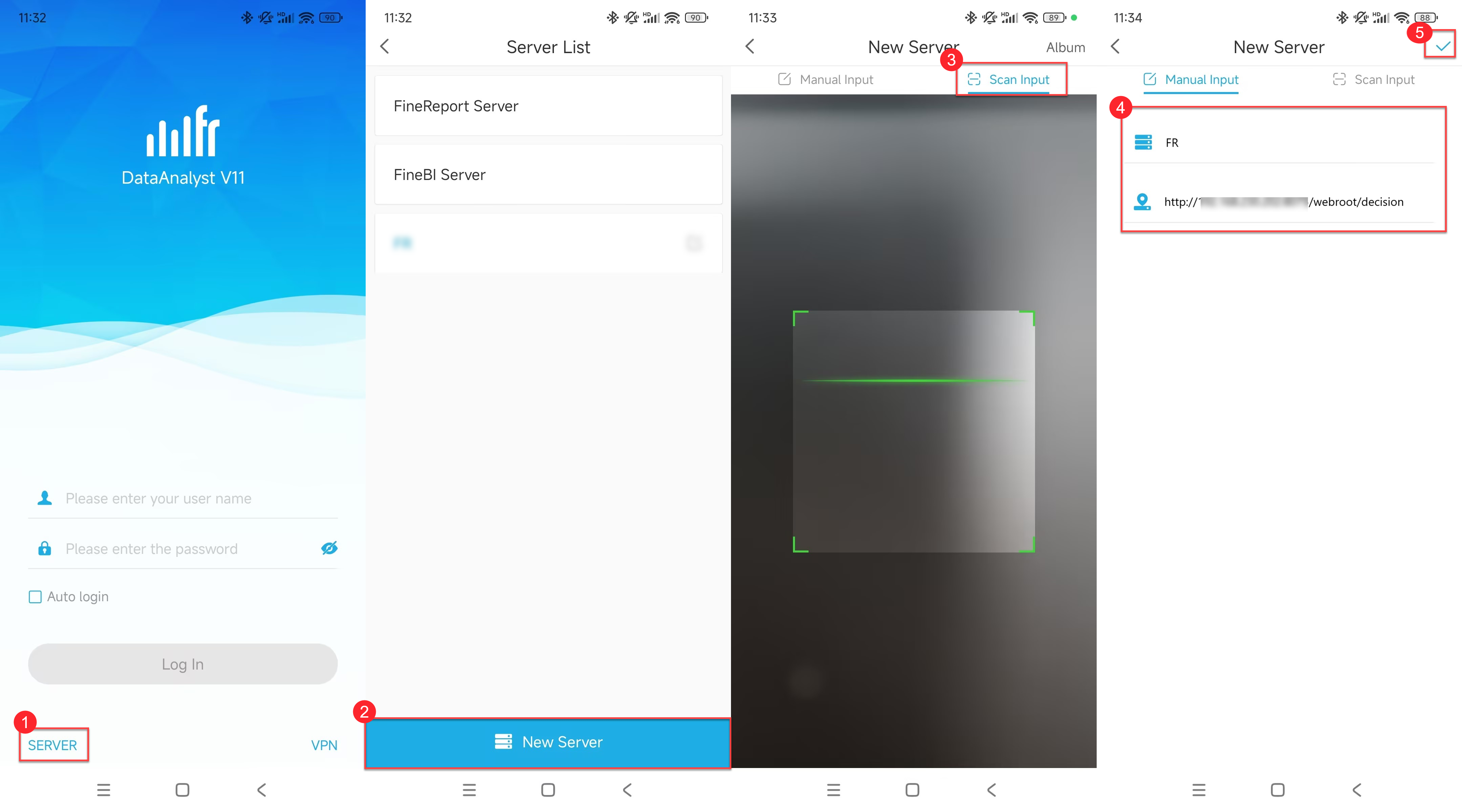 Connecting the App to the Platform/Report Server-FineReport Help Document