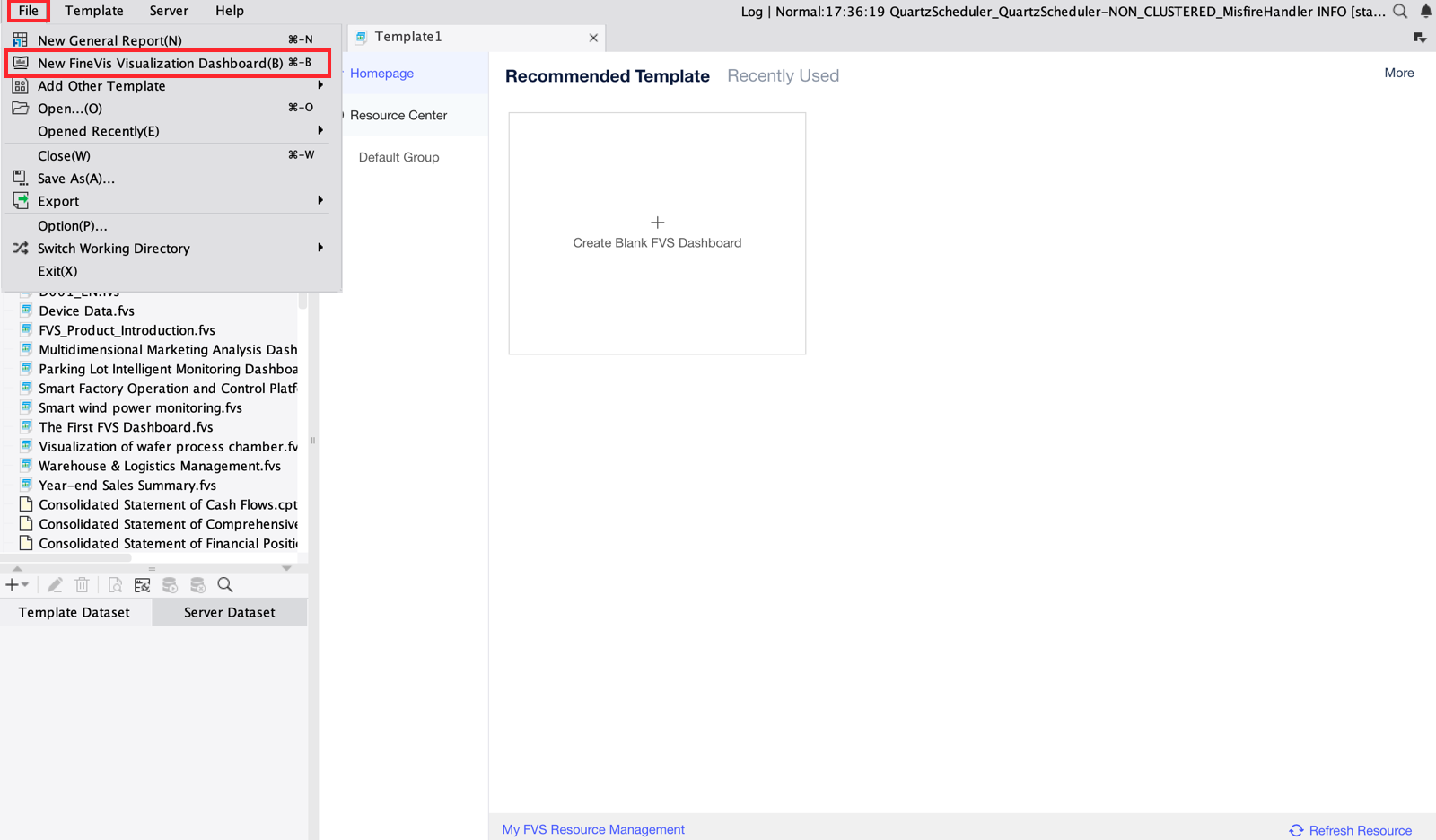 FVS Page Overview-FineReport Help Document