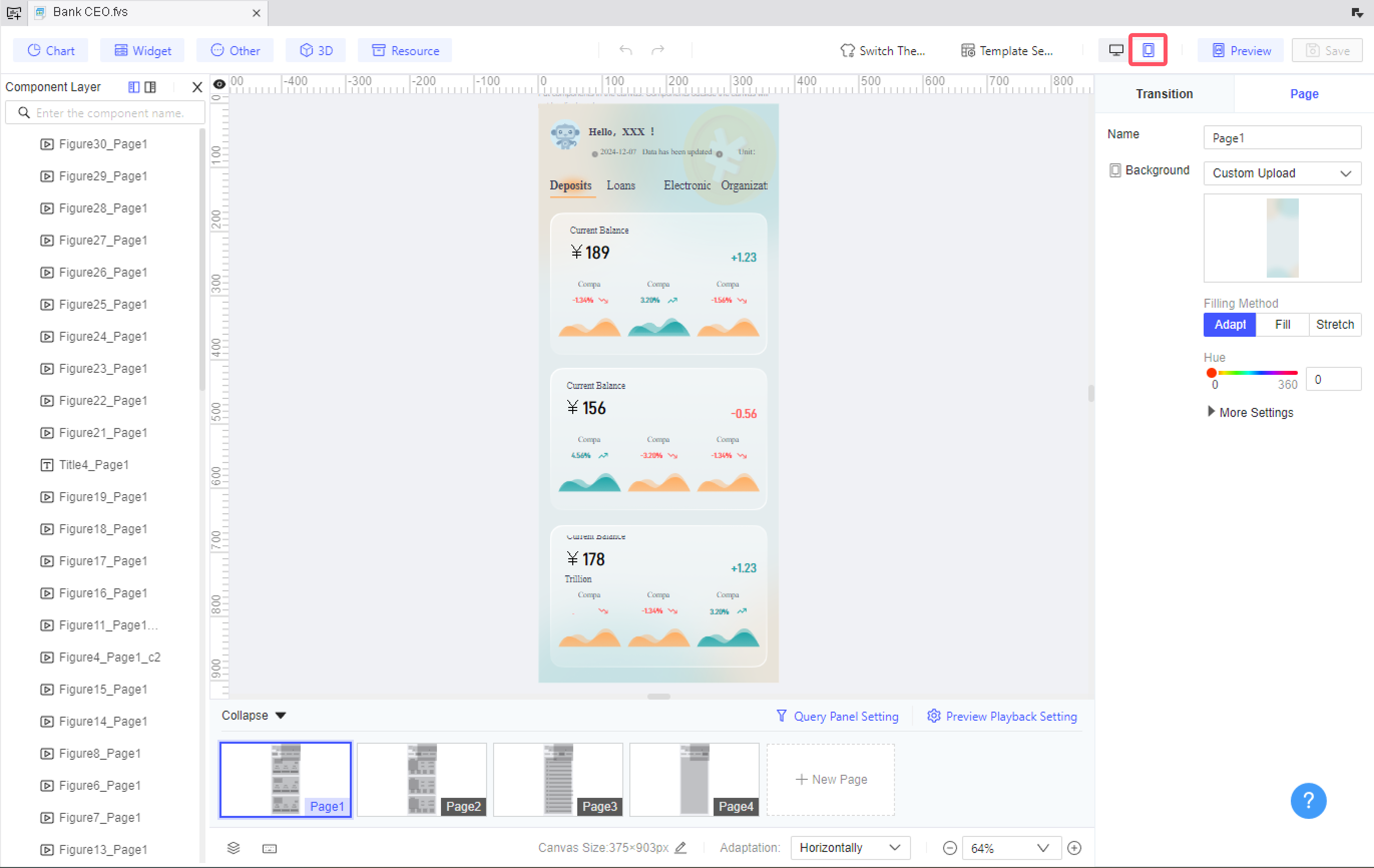 FVS Mobile Layout-FineReport Help Document