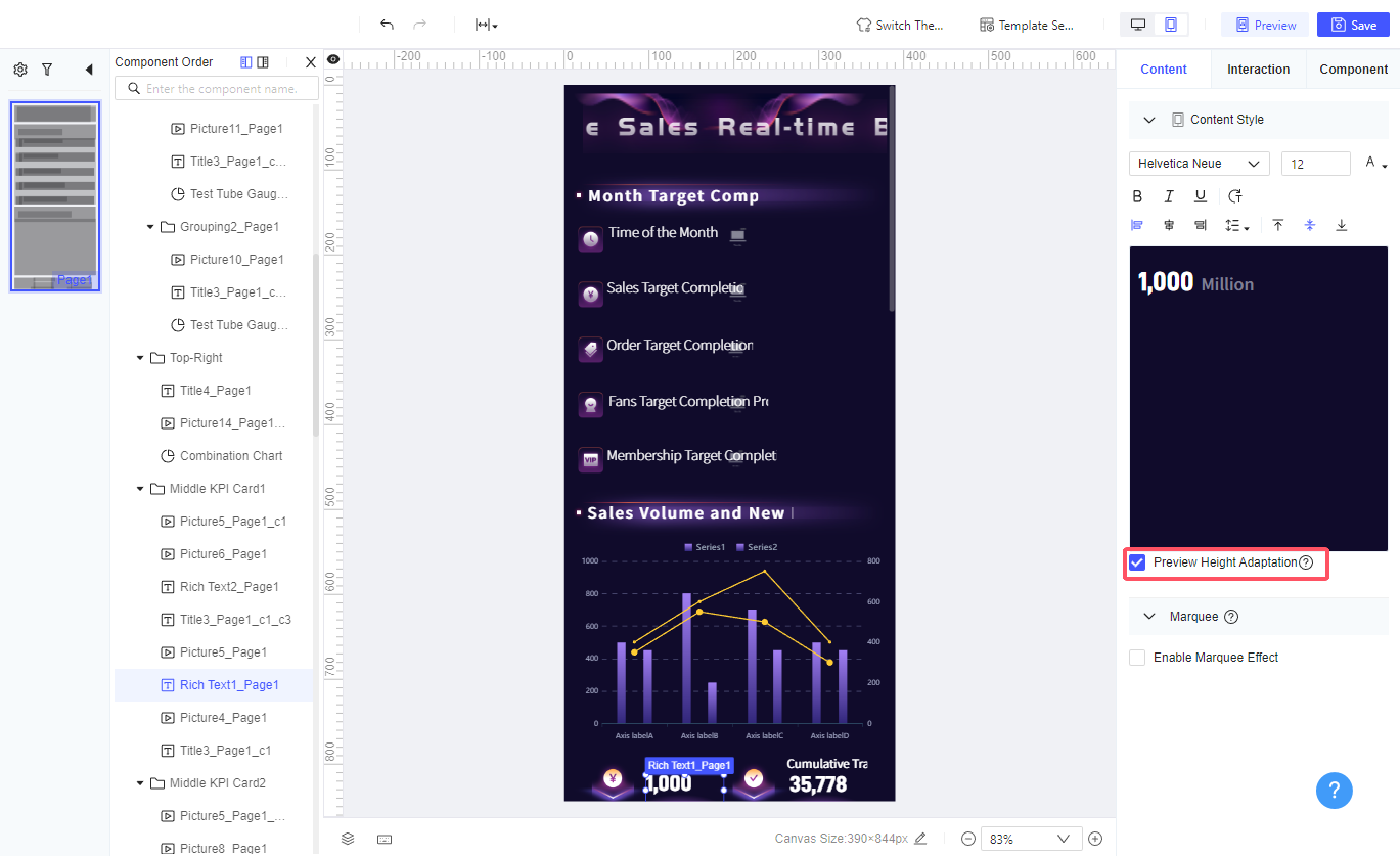 FVS Mobile Layout-FineReport Help Document