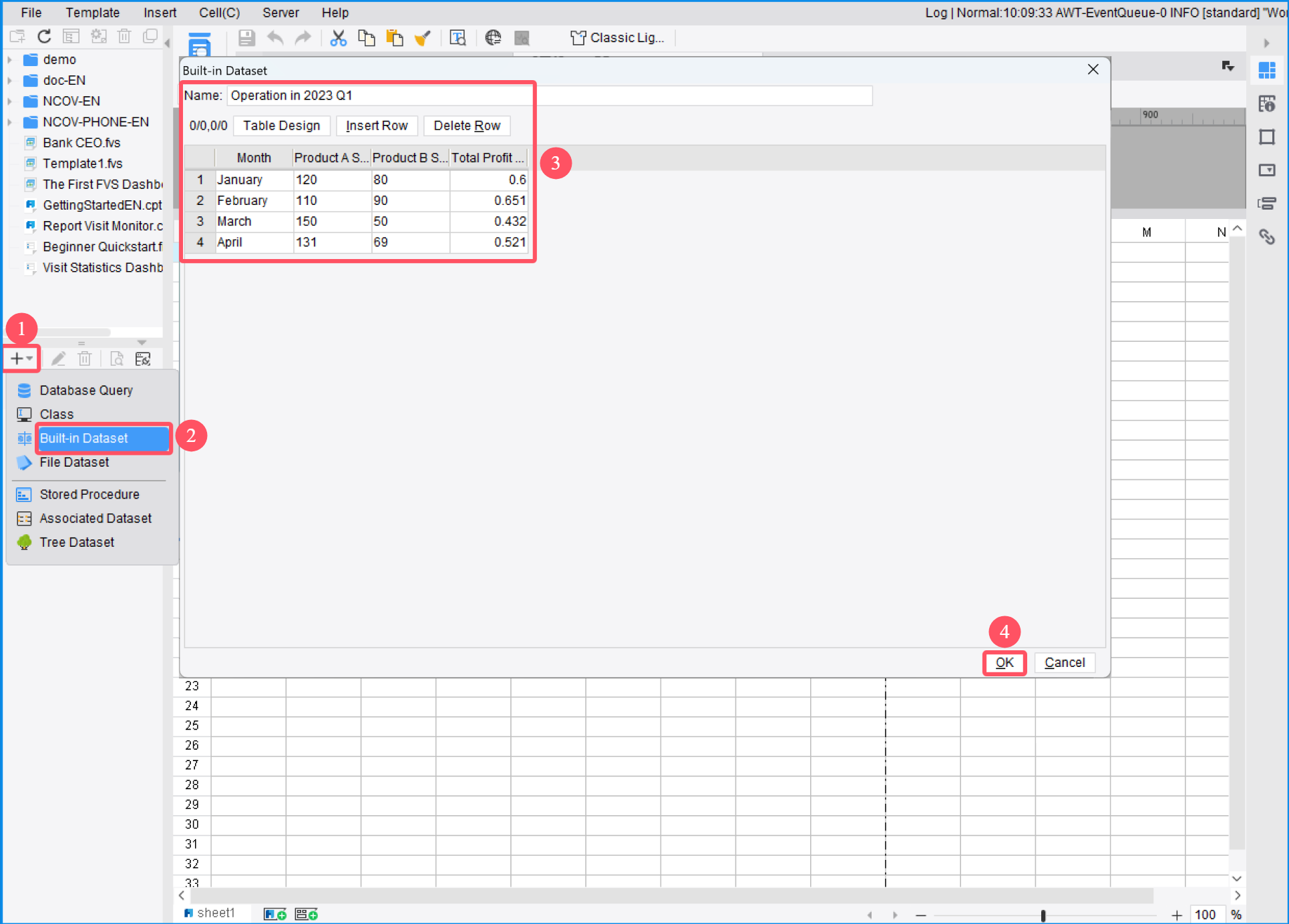 Custom Column Chart-FineReport Help Document
