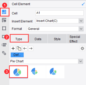 Pie Chart-FineReport Help Document