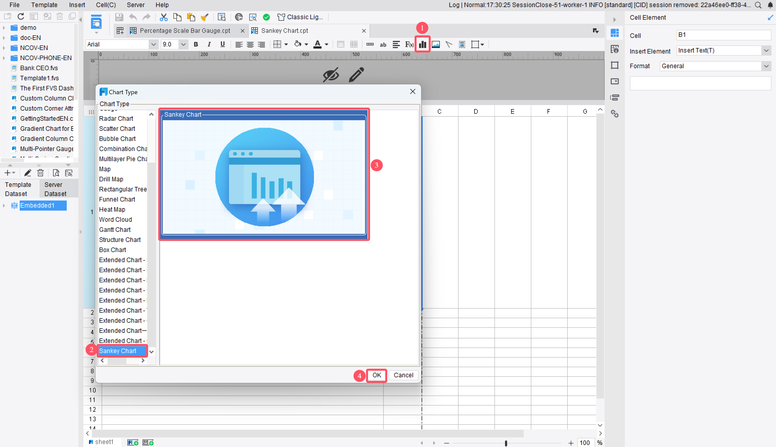 Sankey Chart-FineReport Help Document