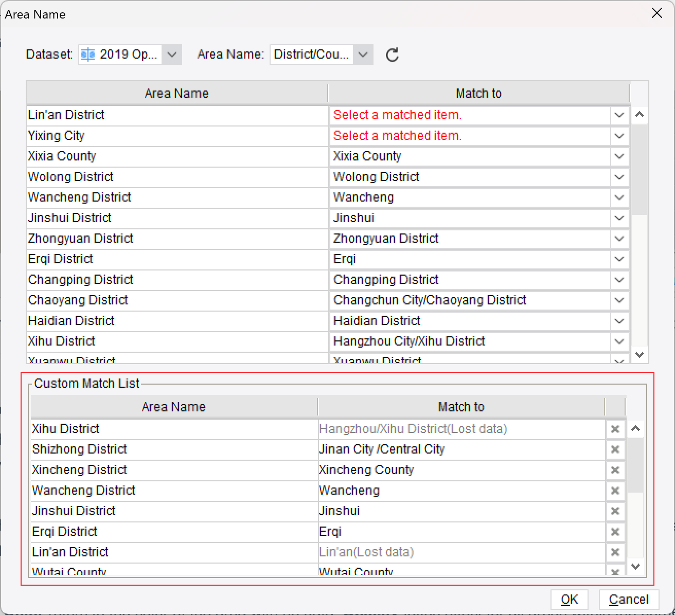 Drilling Area Map-FineReport Help Document