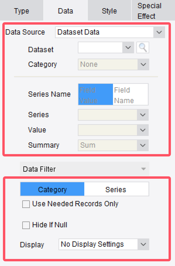 Chart Data-FineReport Help Document