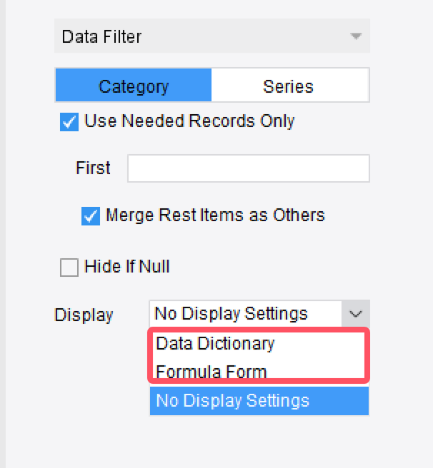 Chart Data-FineReport Help Document