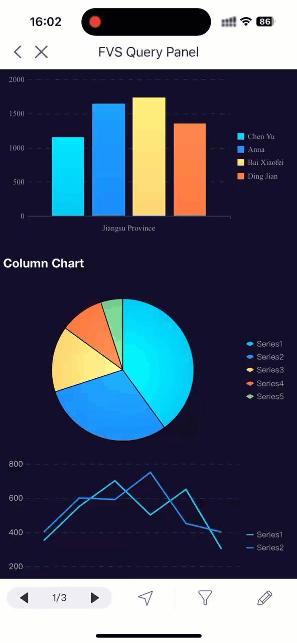 FVS Mobile Component Navigation for Quick Positioning-FineReport Help Document