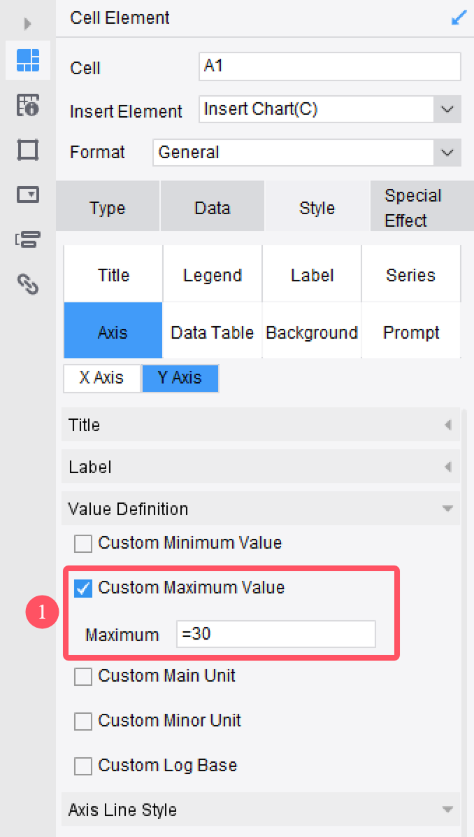 Chart Custom Mark Point Style-FineReport Help Document