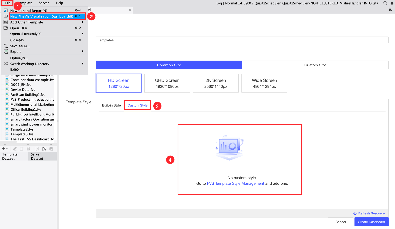 New FVS Template Style-FineReport Help Document