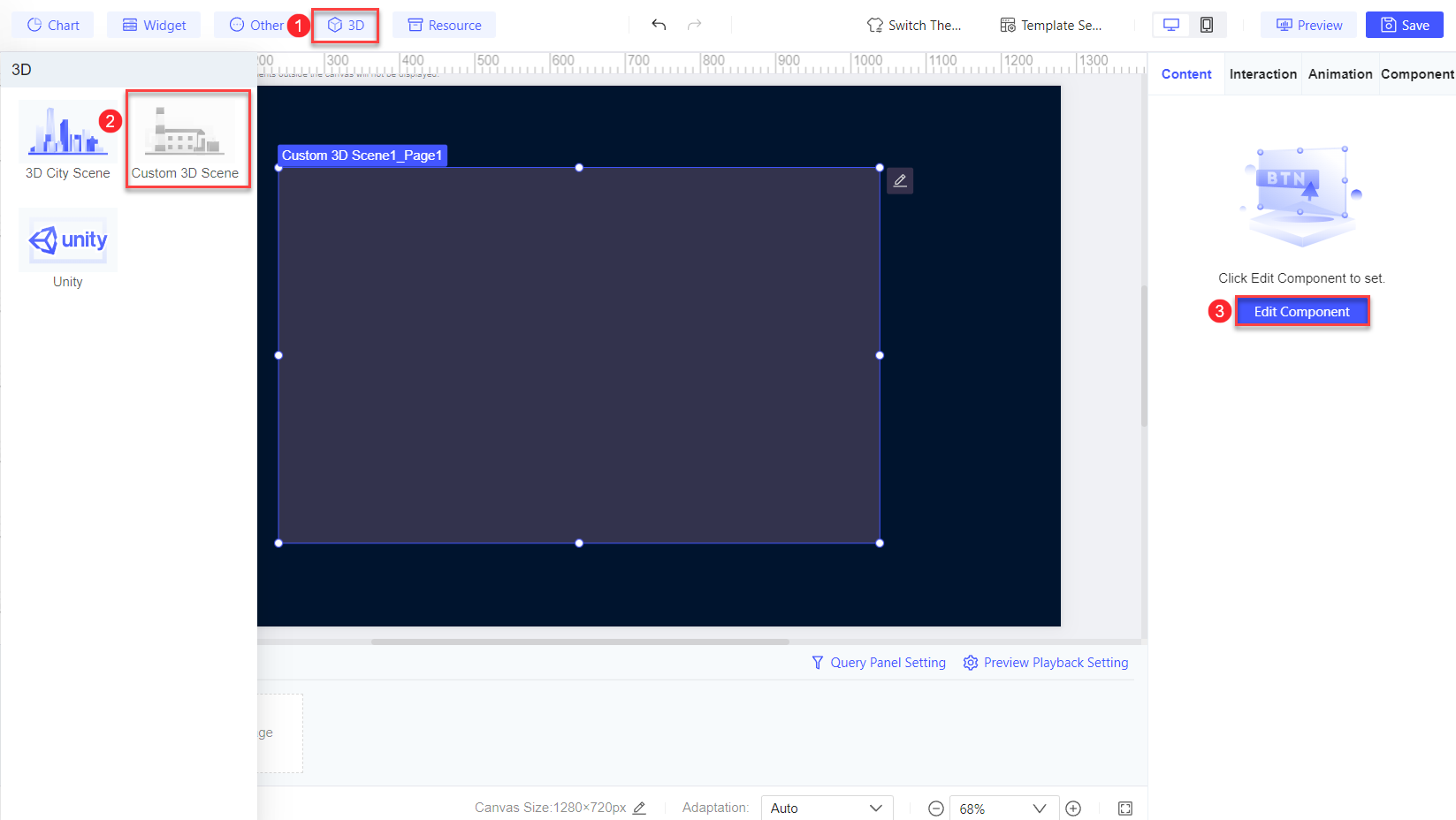 FVS Custom 3D Scene Component-FineReport Help Document