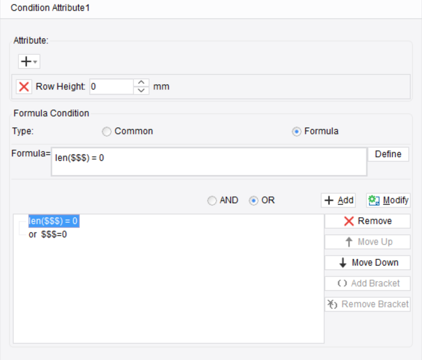 Hiding Rows or Columns-FineReport Help Document