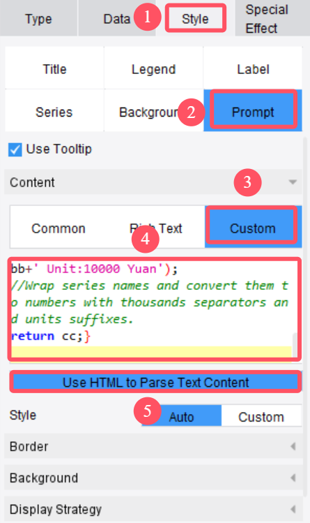 Line-Wrapping of Custom Prompts with Thousand Separators-FineReport Help Document