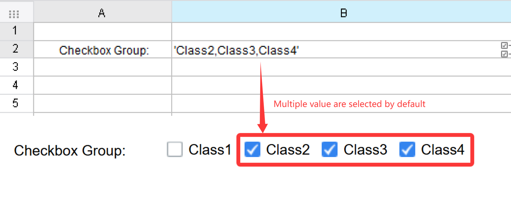 Default Value for Checkbox Widget and Checkbox Group Widget-FineReport Help Document