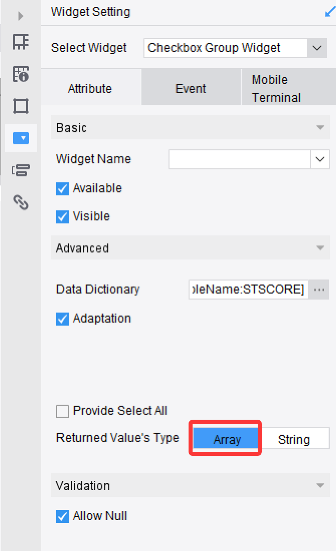 Default Value for Checkbox Widget and Checkbox Group Widget-FineReport Help Document