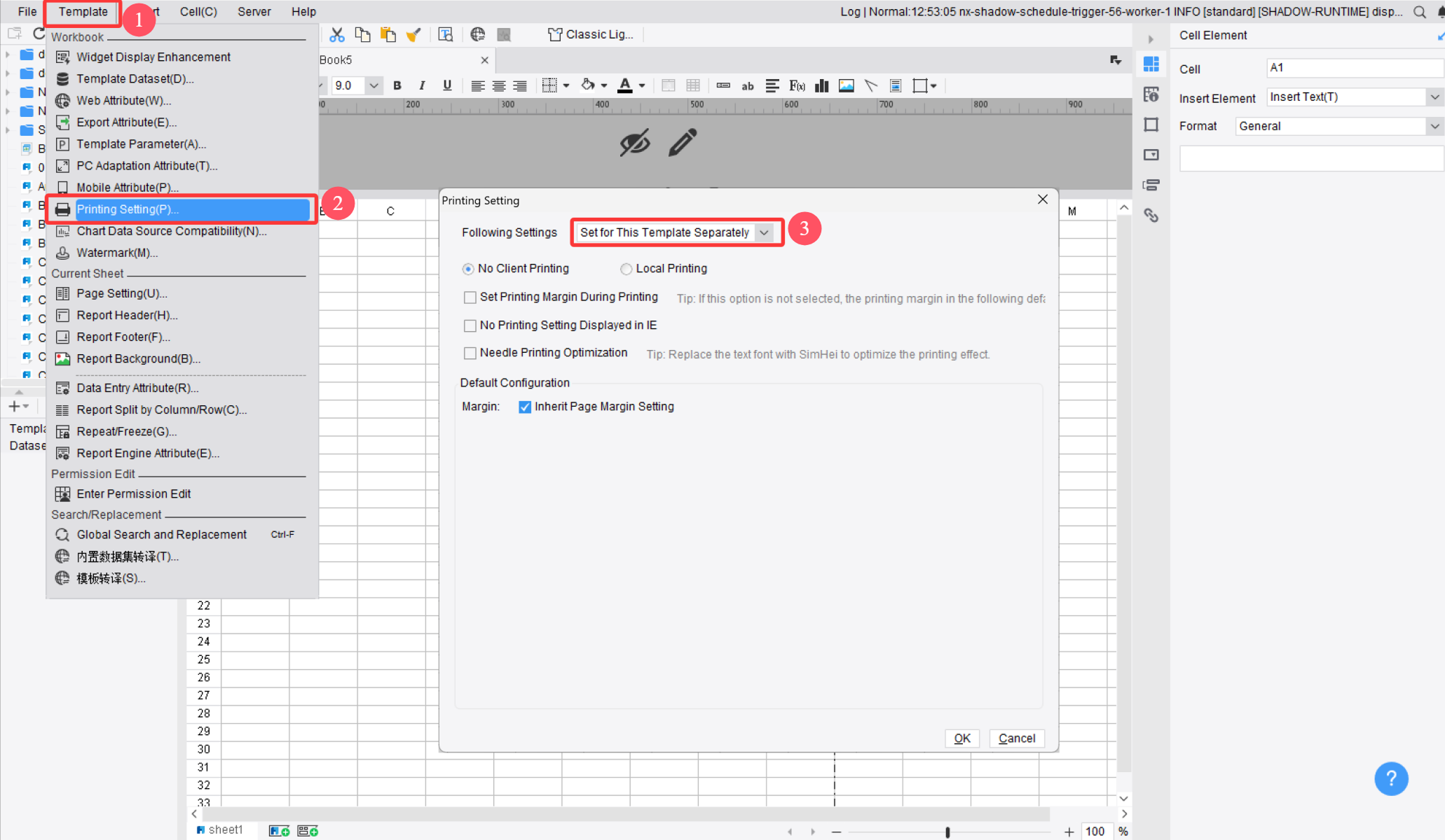 Printing-FineReport Help Document