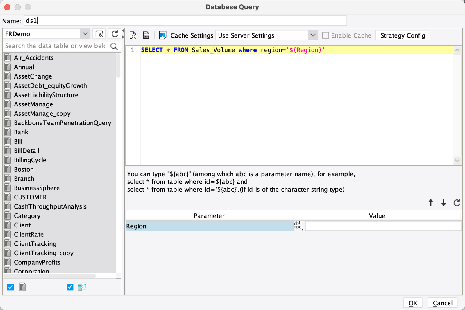 Custom File Name Based on the Selected Value by JS-FineReport Help Document