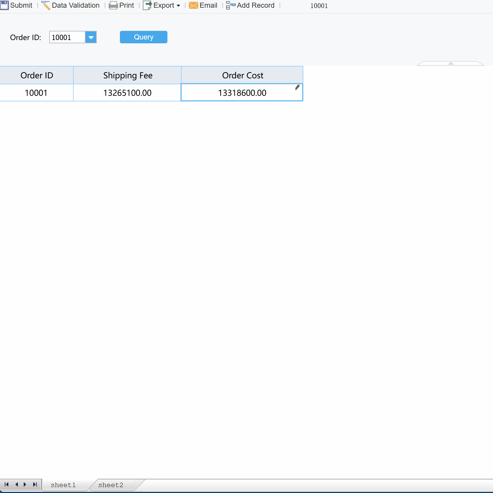 Cross-Sheet Linkage and Data Entry-FineReport Help Document