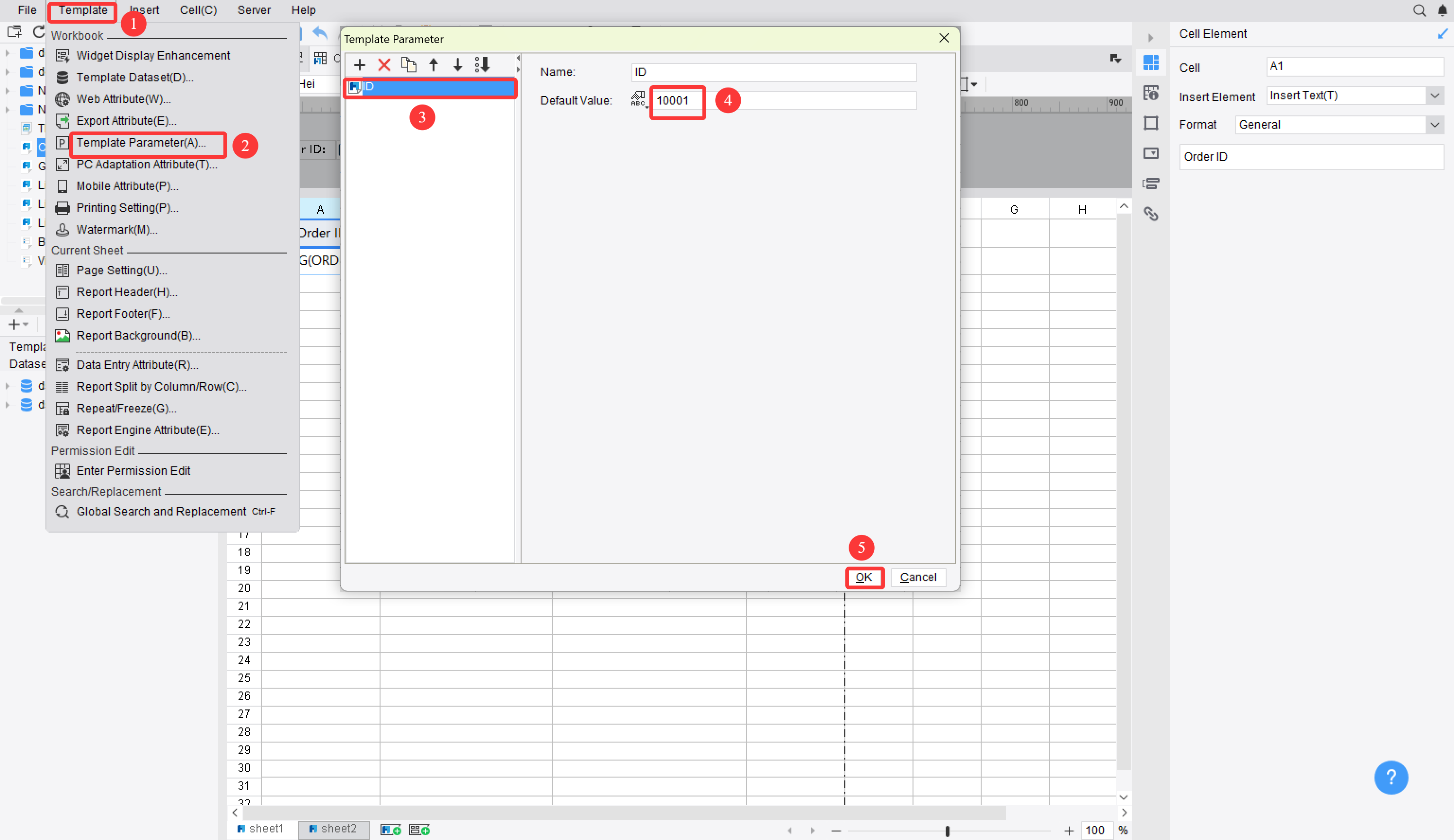Cross-Sheet Linkage and Data Entry-FineReport Help Document